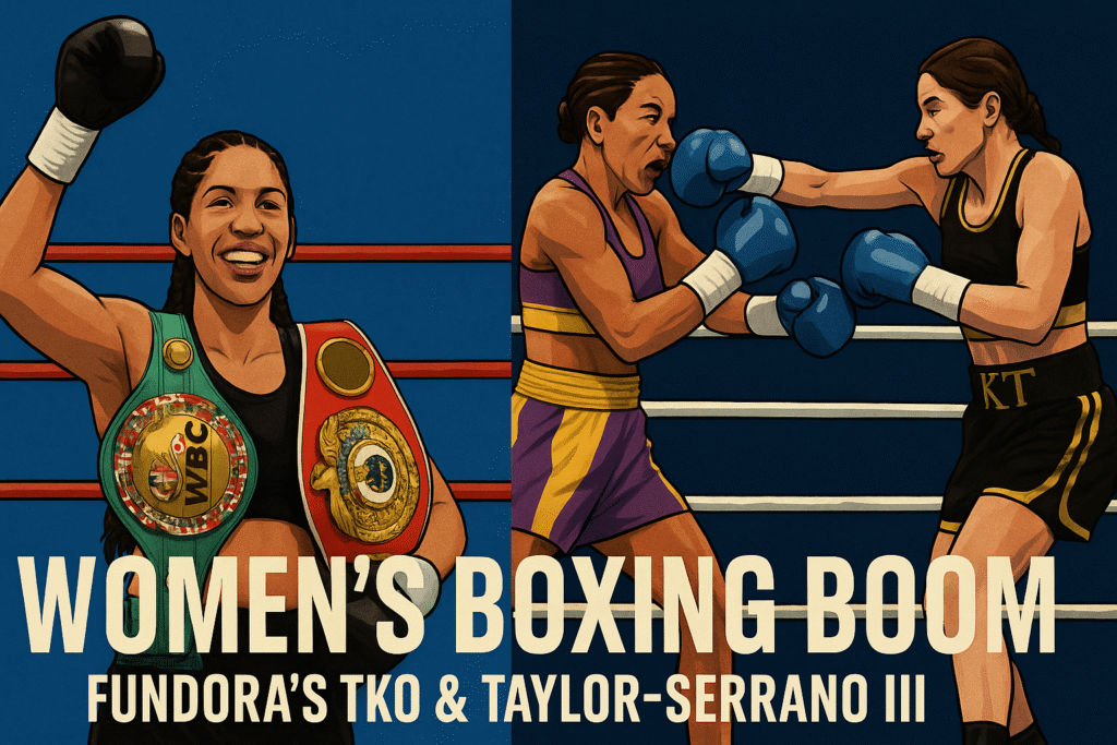 WOMEN’S BOXING BOOM: FUNDORA’S TKO & TAYLOR’S TRILOGY - KLEOS